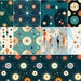 Retro Atomic, 20 Downloadable Seamless Tiled Patterns for Graphic ...