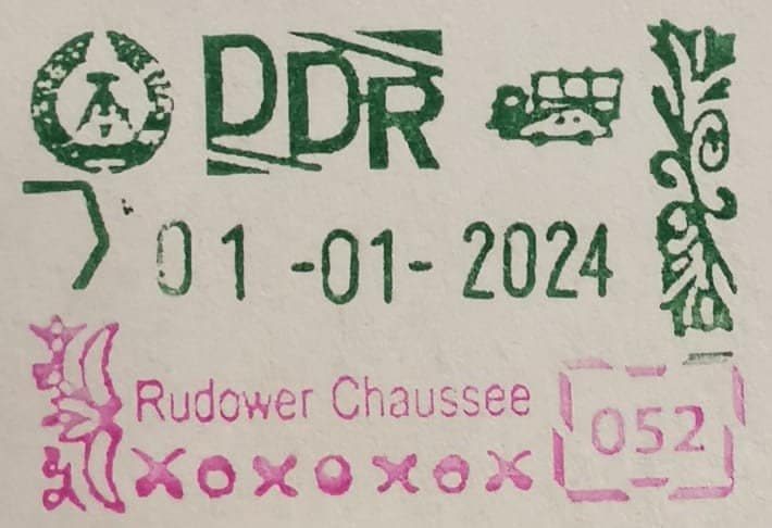 DDR Passport Stamp REPRODUCTION - Etsy