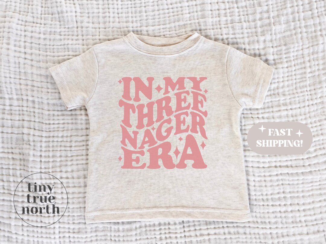 Threenager Toddler Shirt: Three Year Old Outfit - Etsy