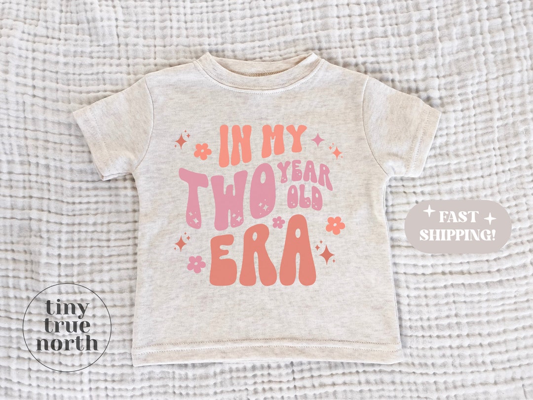 Two Year Old Era Shirt - Second Birthday Outfit - Etsy
