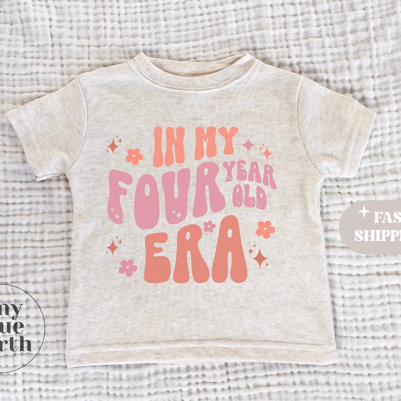 Four Year Old Shirt - Etsy