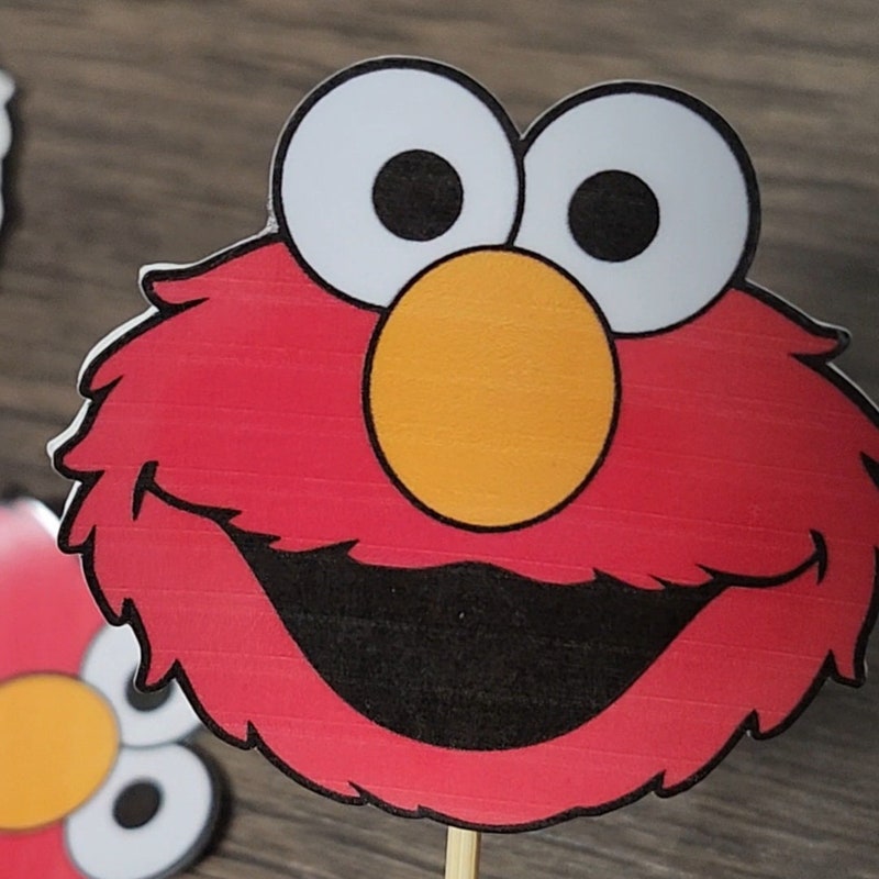 Elmo Cake Topper - Etsy