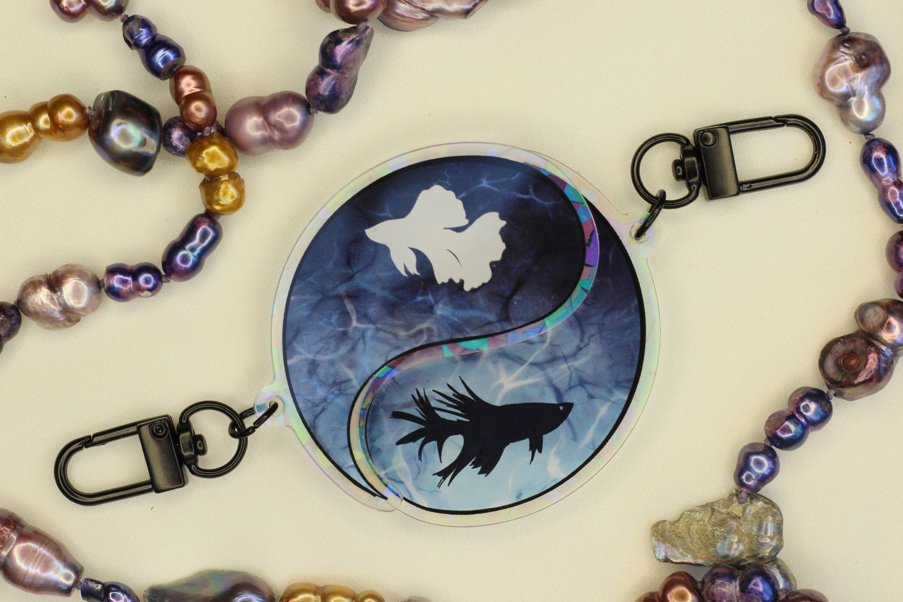 Jujutsu Kaisen Betta Fish Yin and Yang Double-sided Acrylic - Etsy ...