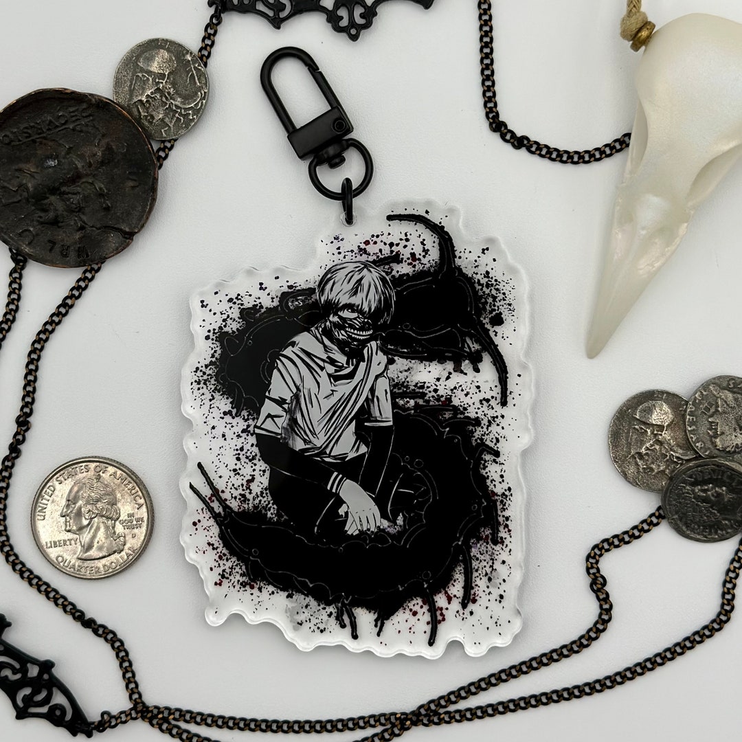 Kaneki Ken Tokyo Ghoul Anime Keychain 3 Inch - Etsy