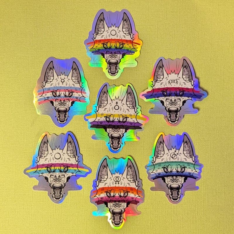 Furry Stickers - Etsy