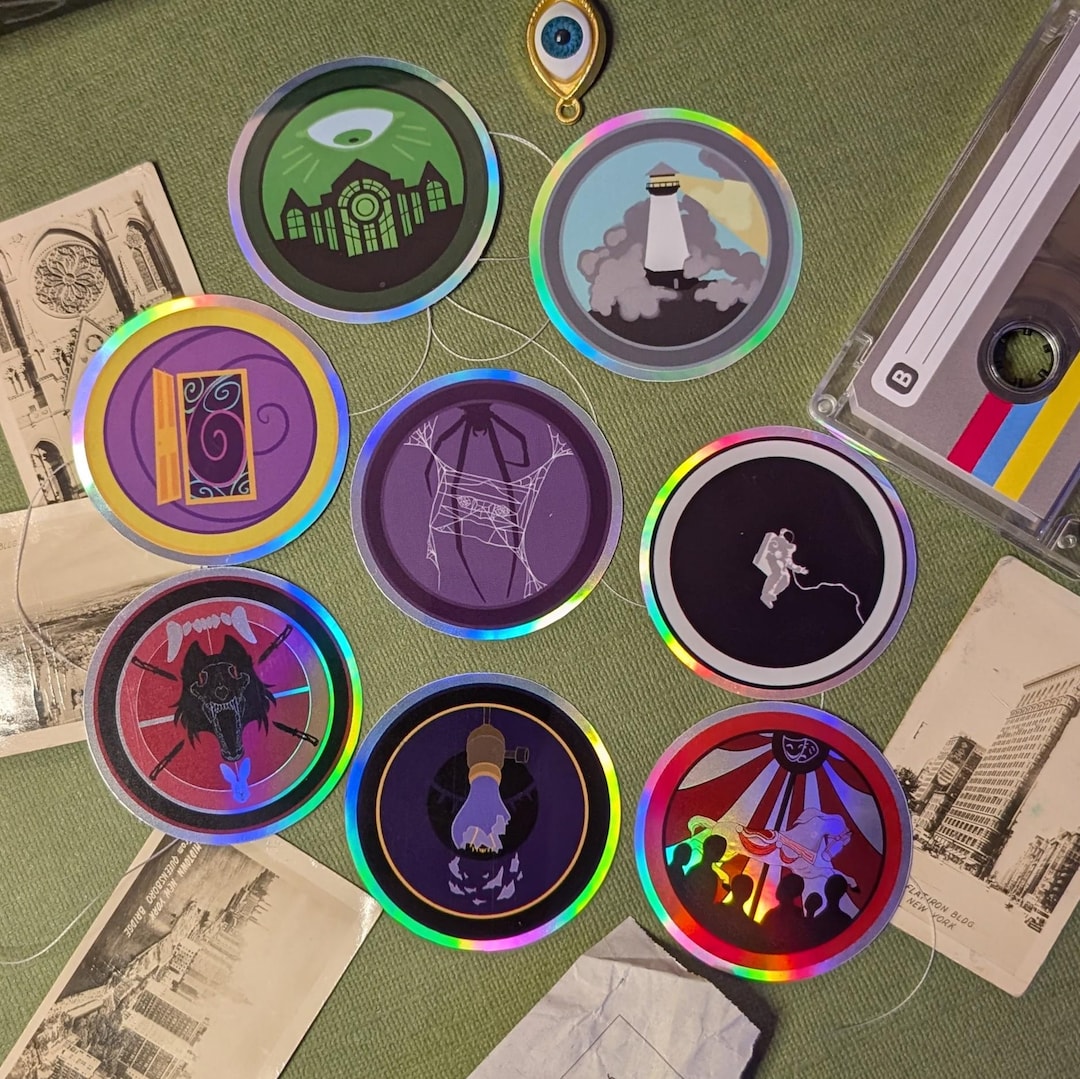 The Magnus Archives Fears Sticker TMA Entity Vinyl Sticker Holographic ...