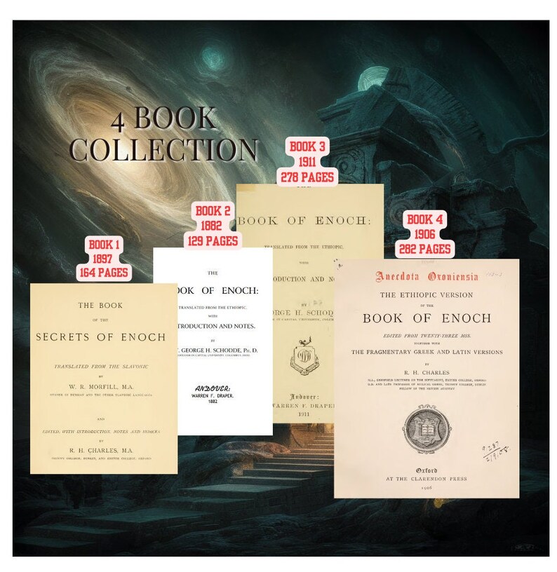 Book of Enoch Collection (4 Books) Translated From the Ethtopic Text ...