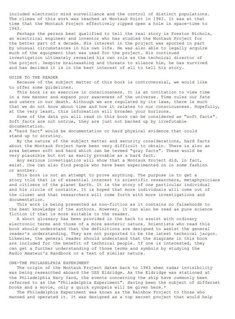 The Montauk Project: Experiments in Time | Original Book | 55 Pages ...