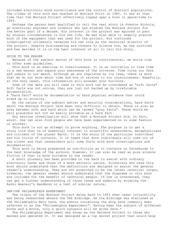 The Montauk Project: Experiments in Time | Original Book | 55 Pages ...