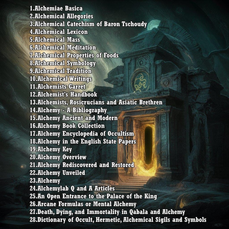 Alchemy Books Collection: 56 Pre-1920 Texts & Teachings (pdf/kindle) - Etsy