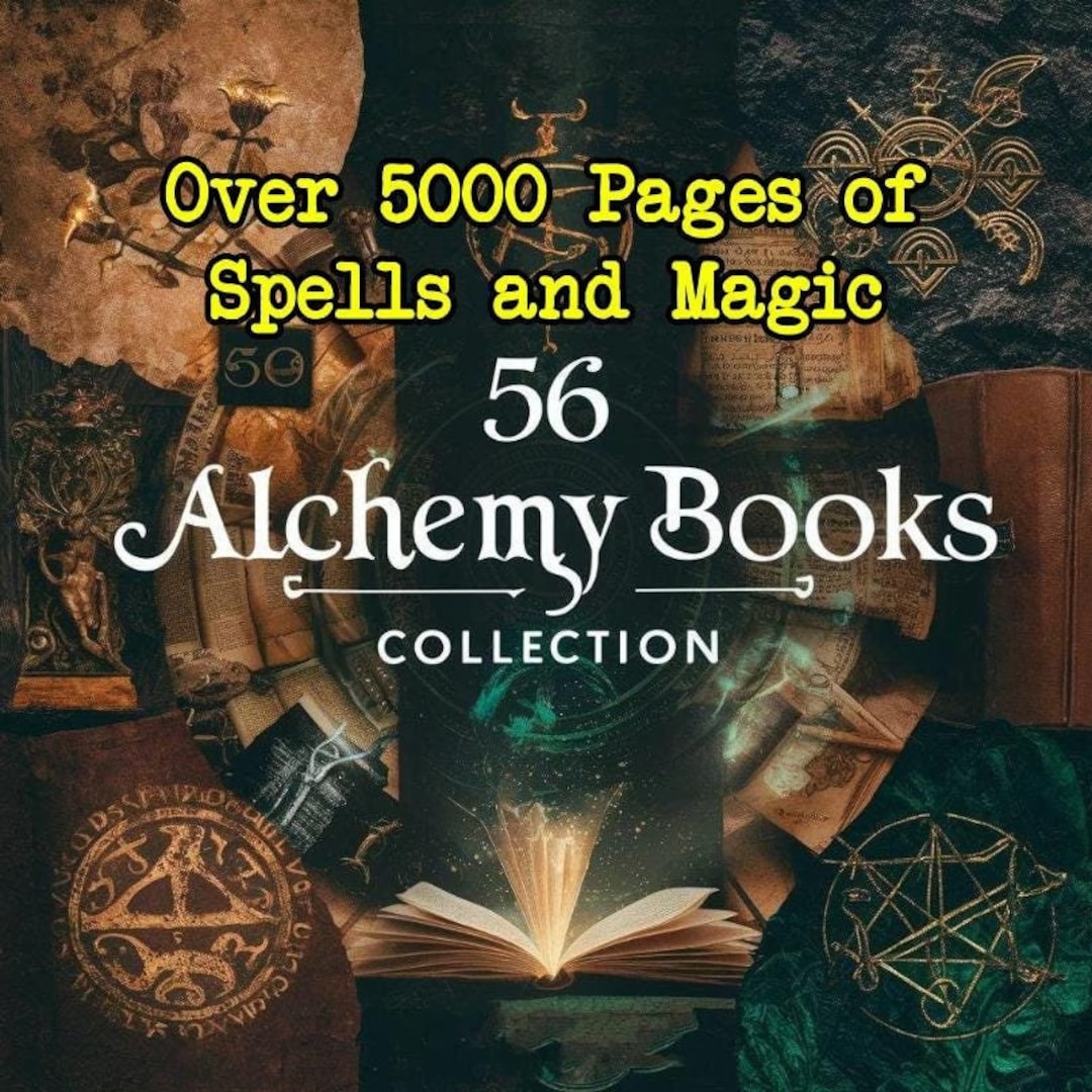 Alchemy Books Collection | 56 Books Pre-1920 & Modern Alchemical Texts ...