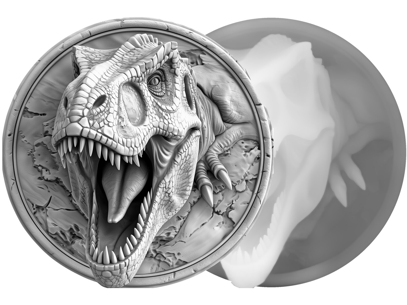 Bas Relief Bundle of 5 High RES Pngs With Depth Map Included for 3d ...