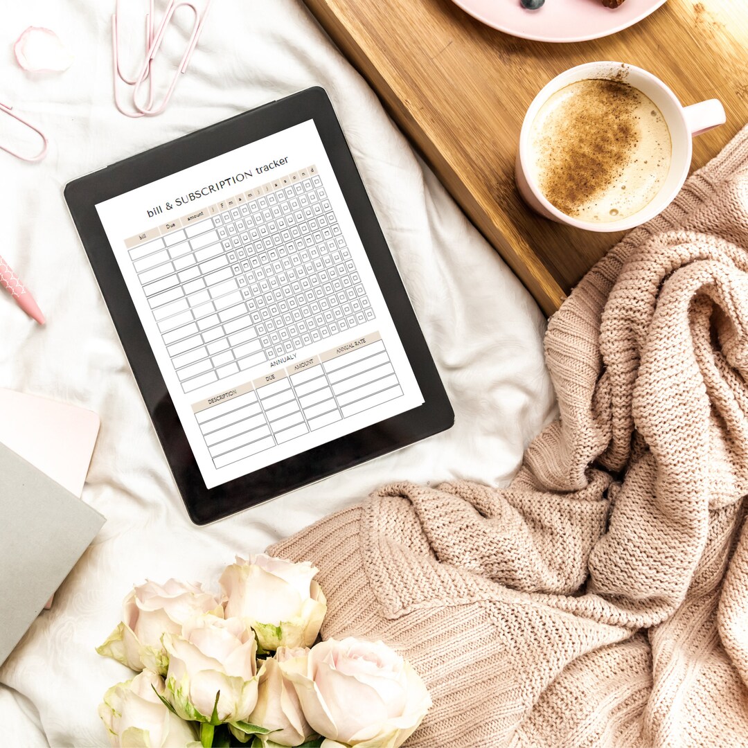 Digital Financial Planner Printable Financial Planner - Etsy