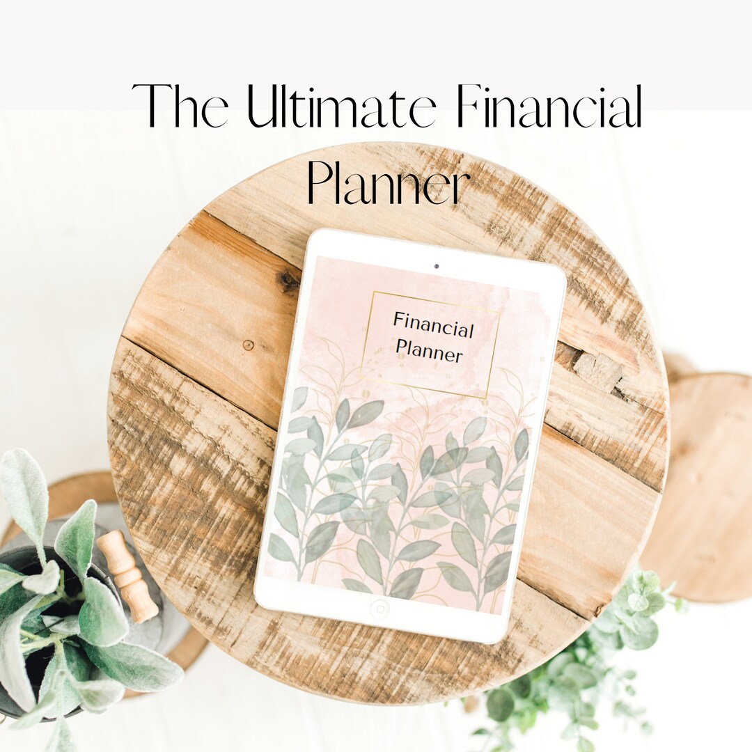 Digital Financial Planner Printable Financial Planner - Etsy
