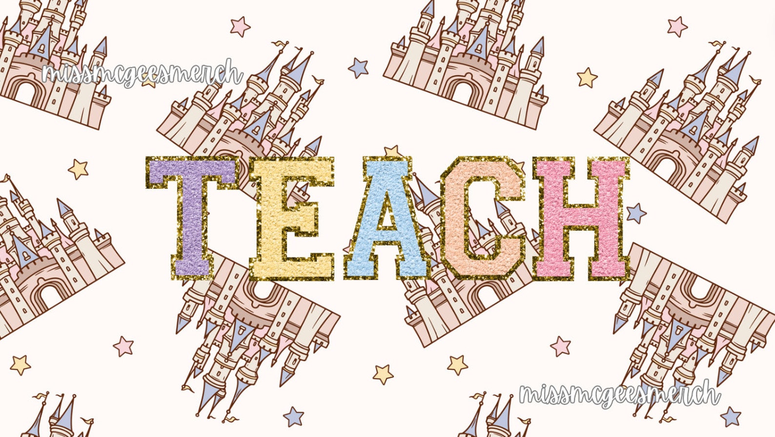 Magical Teacher Desktop Wallpaper, Computer Background for Teachers ...