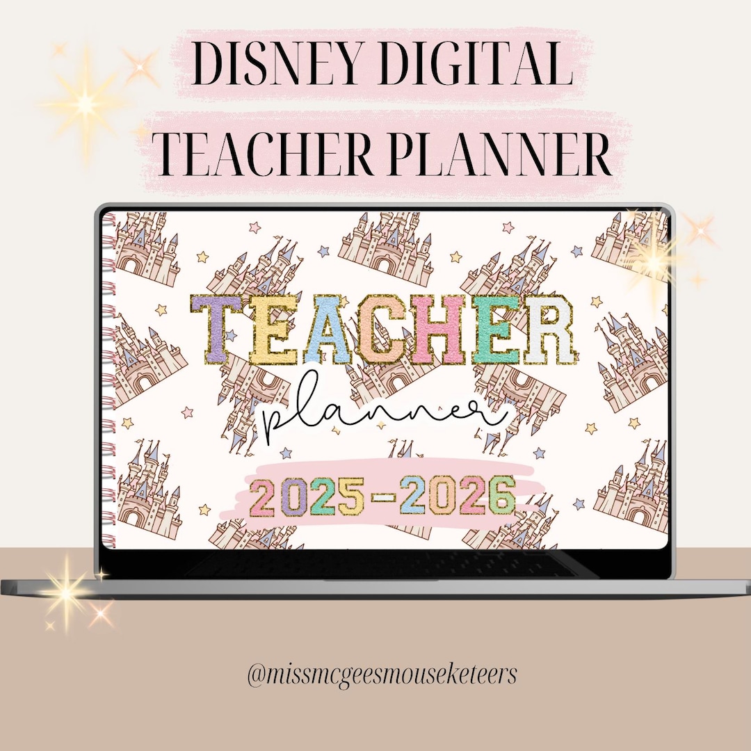 Magical Teacher Digital Planner, Canva Digital Planner, Monthly, Weekly ...