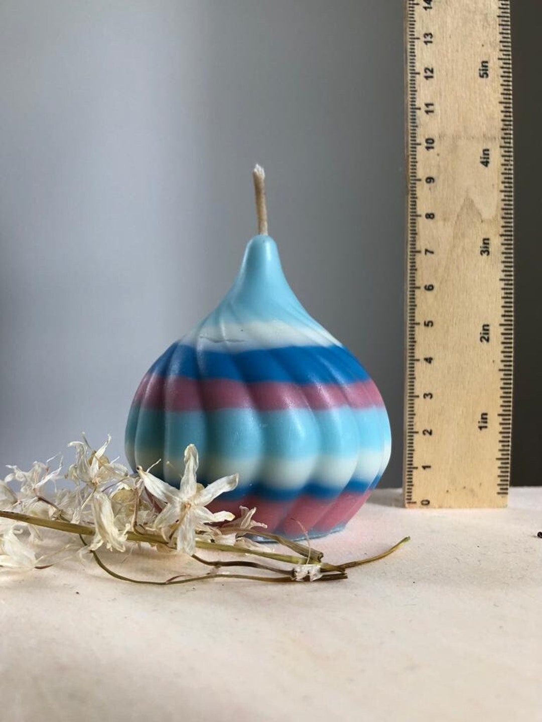 Layered Scented Pointed Spiral Candle - Etsy