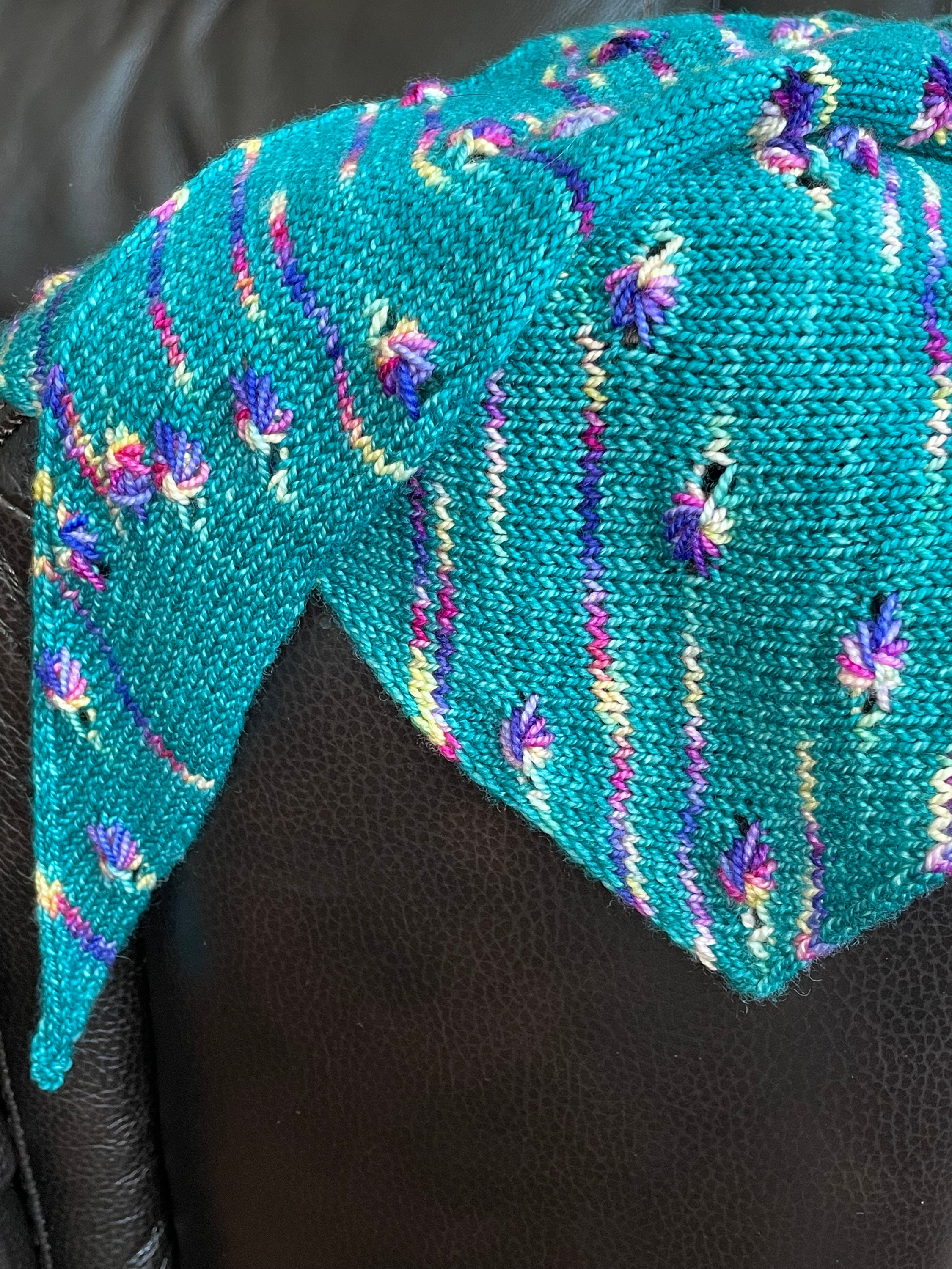 Going My Way Assigned Pooling Scarf: Digital Pattern, Knitting Pattern ...