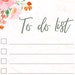 Floral To-do List 5.5x8.5 **printable Digital Download** - Etsy
