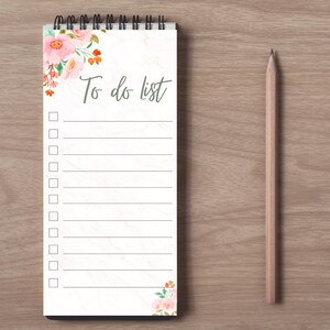 Floral To-do List 5.5x8.5 **printable Digital Download** - Etsy