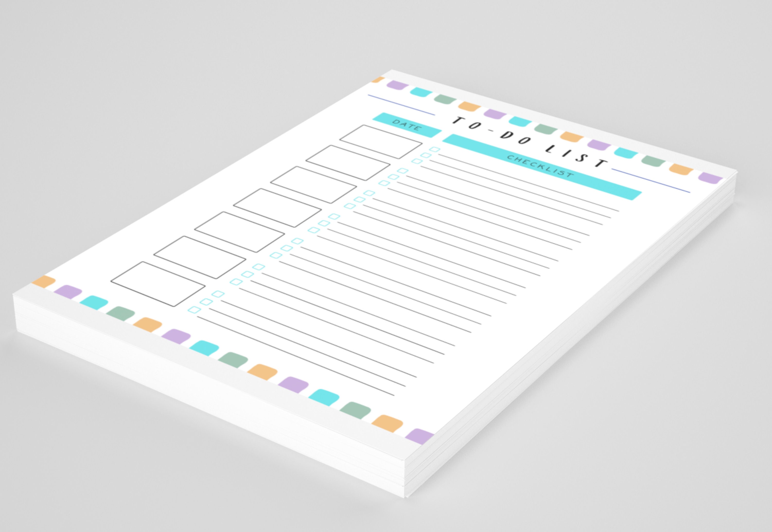 Minimalist Design To-do List **printable Digital Download** - Etsy