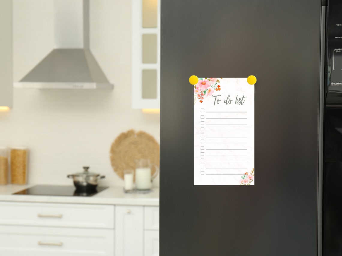 Floral To-do List 5.5x8.5 **printable Digital Download** - Etsy