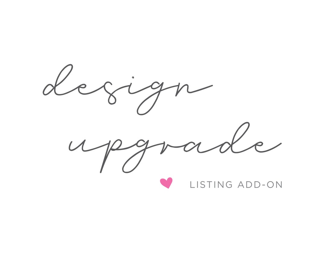 Custom Design Upgrade, Back of Shirt Design, Misc. - Etsy