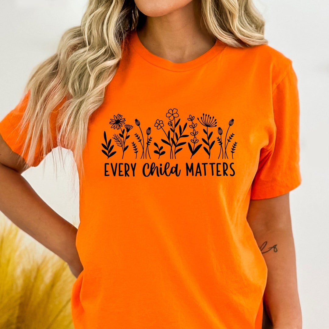 Every Child Matters Shirt, Orange Shirt Day, Kids Orange Shirt, Toddler ...