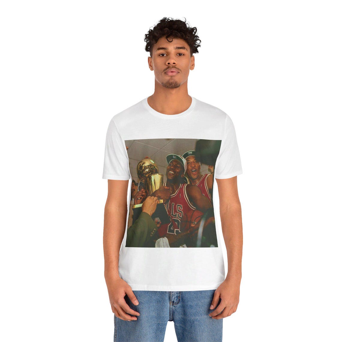Michael Jordan NBA Champions Graphic NBA T-shirt - Etsy
