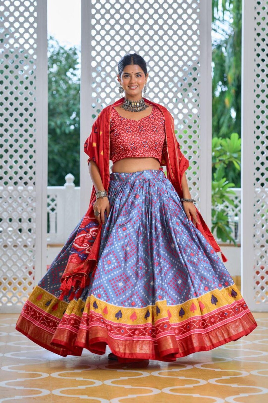 Designer Party Wear Tussar Silk Lehenga Choli Wedding Lehenga Pichwai ...