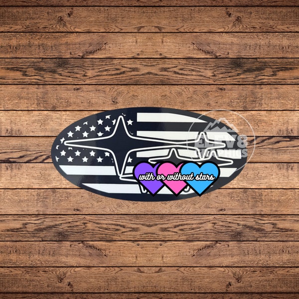 Subaru Emblem Overlay Flag - Etsy