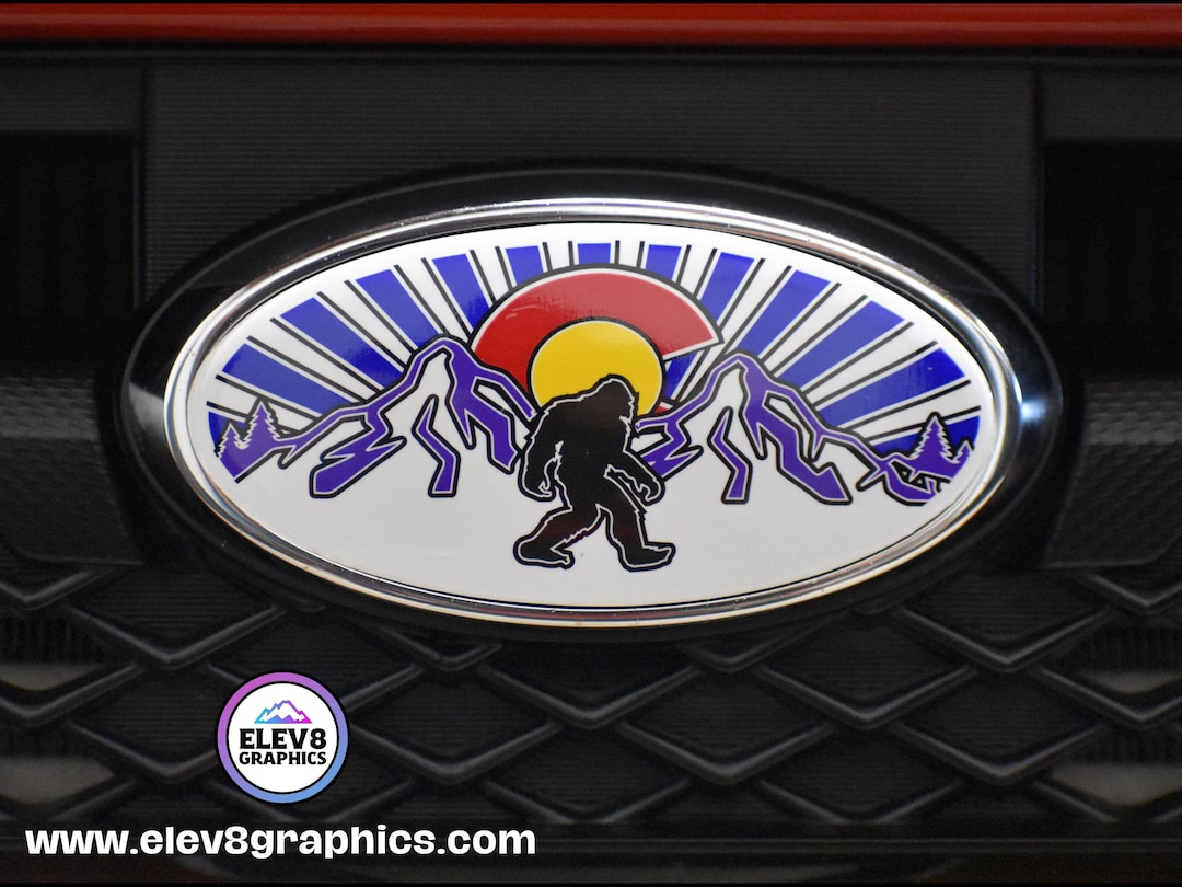 Colorado Sasquatch Overlay Set - FRONT & REAR OVERLAYS- Fits Multiple ...