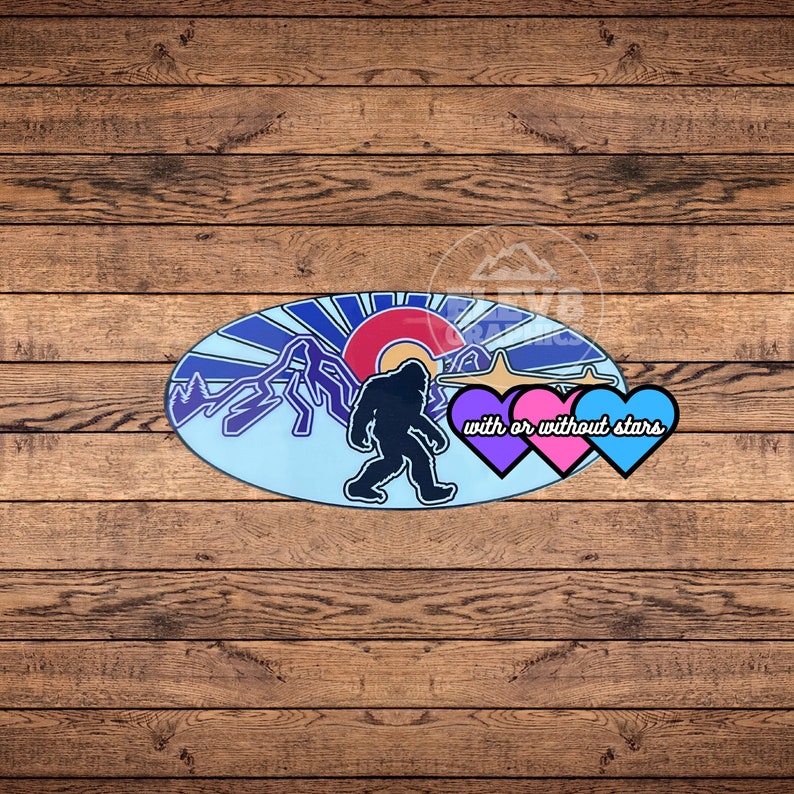 Colorado Sasquatch Mountain Emblem Overlay Set Fits Subaru Front & Rear ...