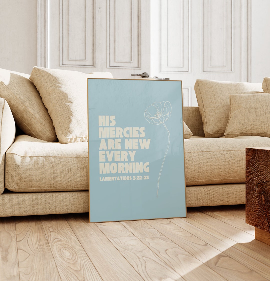 Bible Verse Wall Art Modern Christian Art Psalm 23 Scripture Wall Art ...