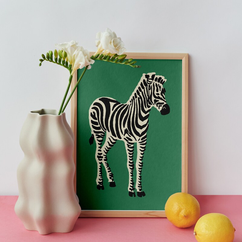 Zebra Room Decor - Etsy