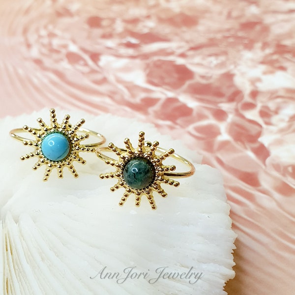 Sunburst Ring - Etsy