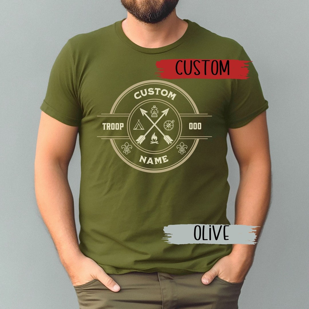 Personalized Troop Leader Shirt, Custom Tshirt for Troop, Troop Leader ...