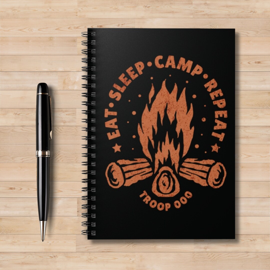 Personalized Gift Troop Notebook, Custom Notebook for Troop Leader ...