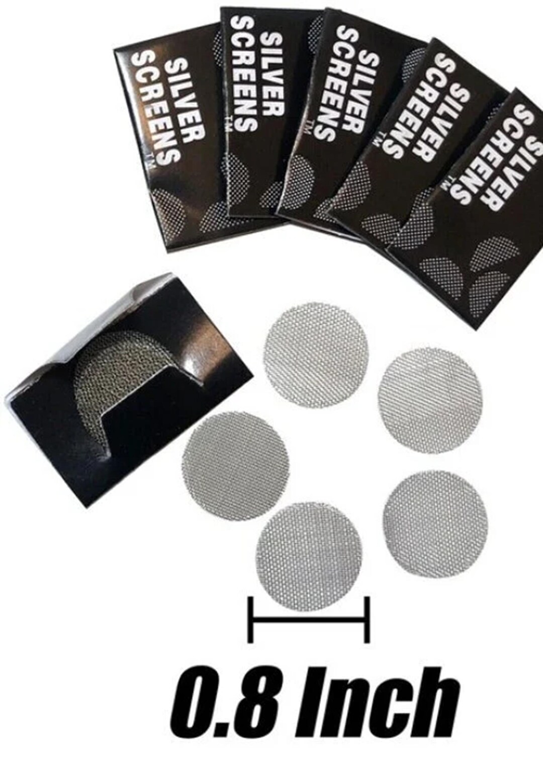 Pipe Screens 50 PCS Smoking Pipe Screen Smoking Bowl Stainless Steel ...