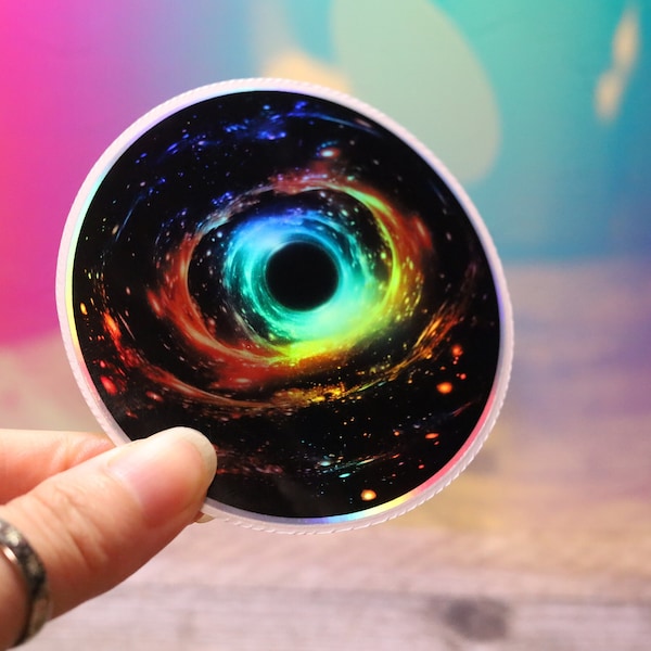 Black Hole Sticker - Etsy
