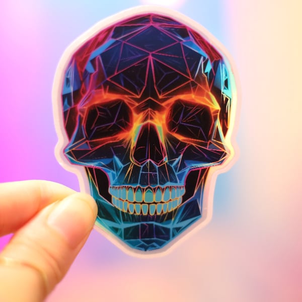 Skull Sticker - Etsy