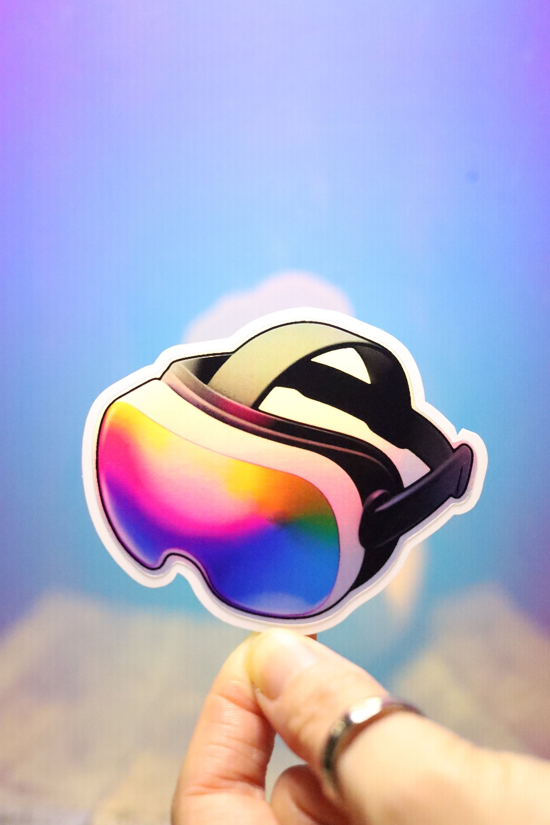 Holo Pro AR VR Headset Sticker Holographic Shiny | Quest Car Phone ...