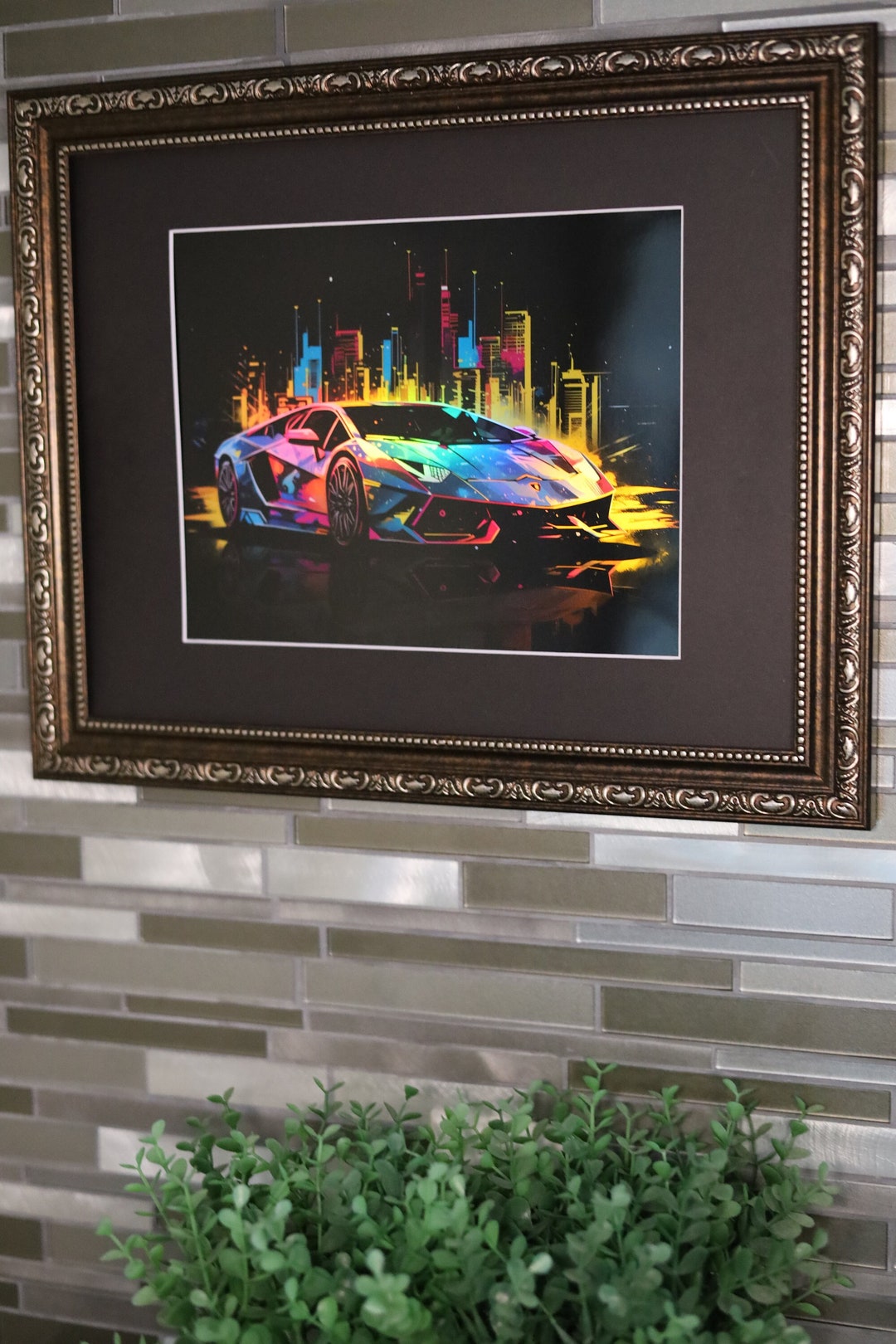 Holo Lamborghini Urus Supercar Lambo Print Wall Art Decor Aventador ...