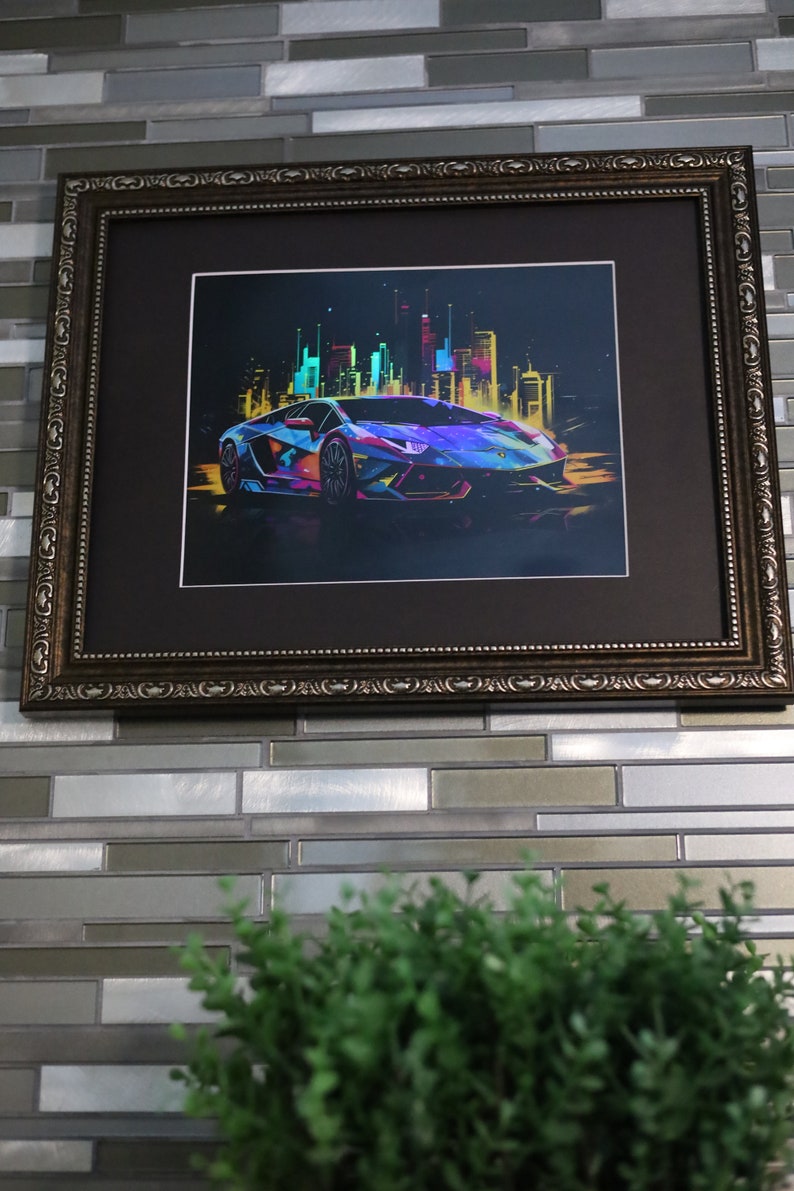 Holo Lamborghini Urus Supercar Lambo Print Wall Art Decor Aventador ...