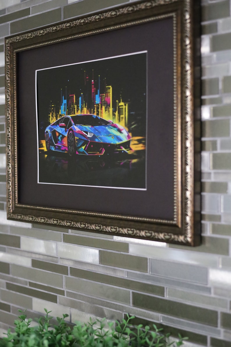 Holo Lamborghini Urus Supercar Lambo Print Wall Art Decor Aventador ...