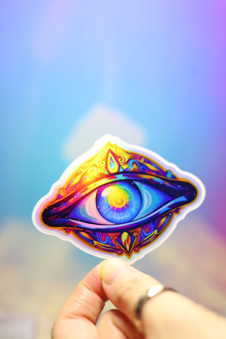 Holo Eye of Osiris Sticker Holographic Warding Protection ...
