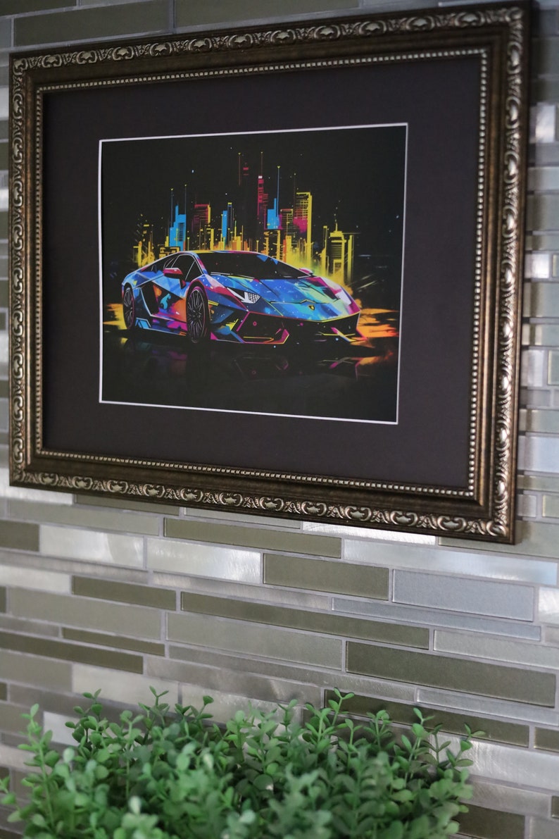Holo Lamborghini Urus Supercar Lambo Print Wall Art Decor Aventador ...