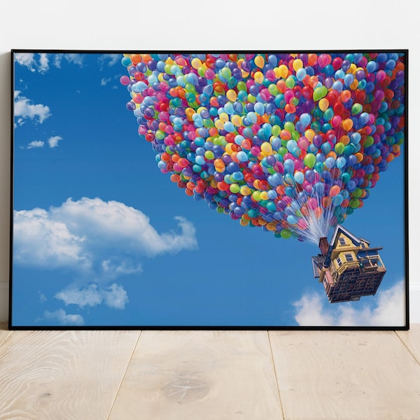 Pixar up Art Wall Decor - Etsy