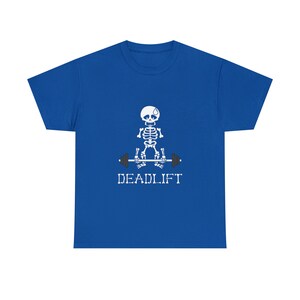 Deadlift Skeleton Shirt, Skeleton Workout Shirt, Crossfit Tee ...
