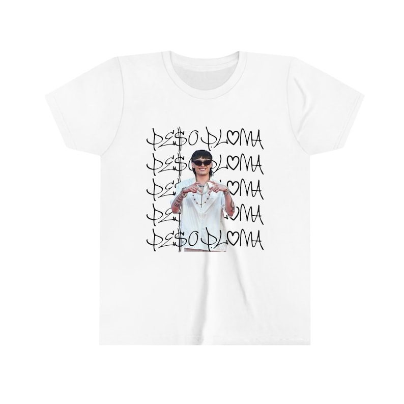 Peso Pluma Kid T-shirt - Youth Short Sleeve Tee - Etsy